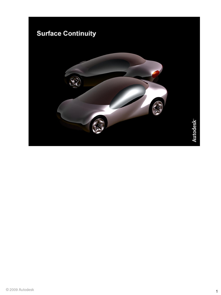 Lesson11 NURBS Continuity - v2010 | PDF | Curvature | Computer Aided Design