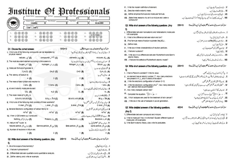 Chem9 r1 | PDF | Molecules | Chemical Elements
