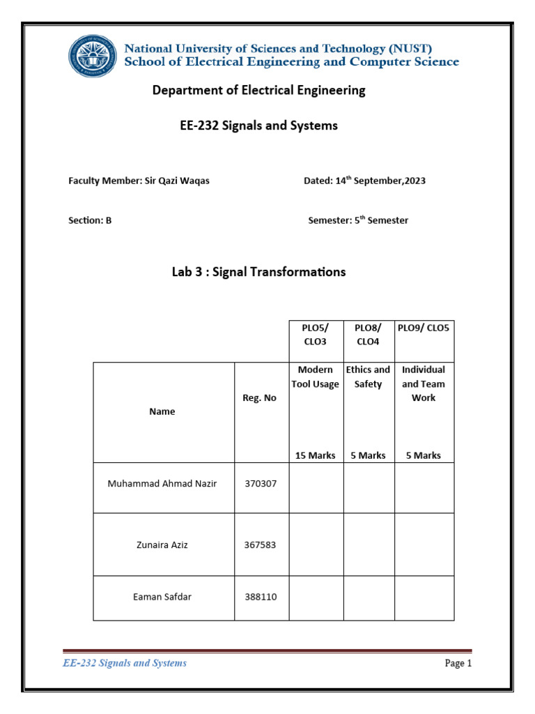Lab - 3 Report | PDF