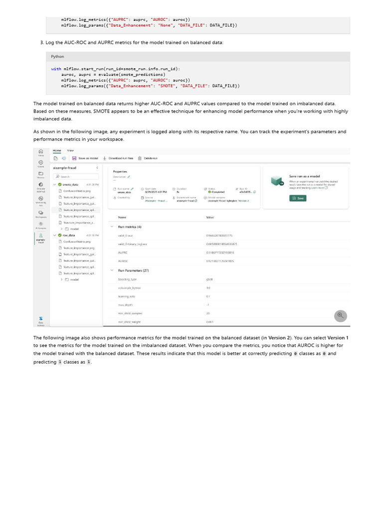 Fabric Data Science 150 300 | PDF | Machine Learning | Cross Validation (Statistics)