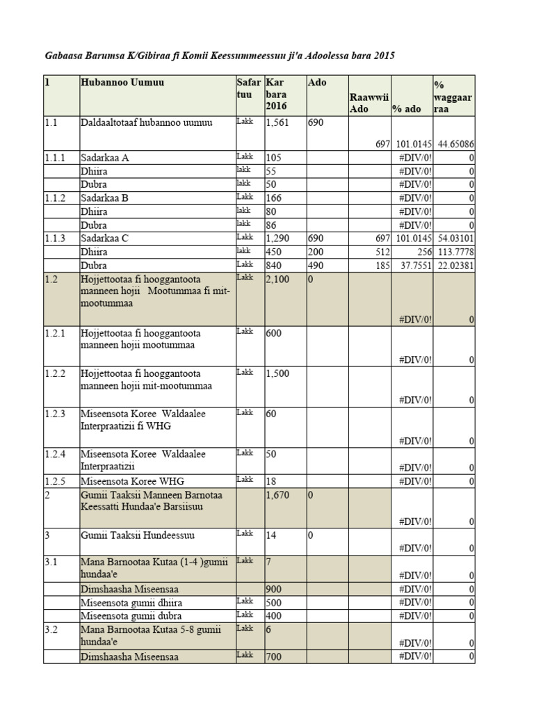 Gabaasa BKKK Mana Abbichuu | PDF