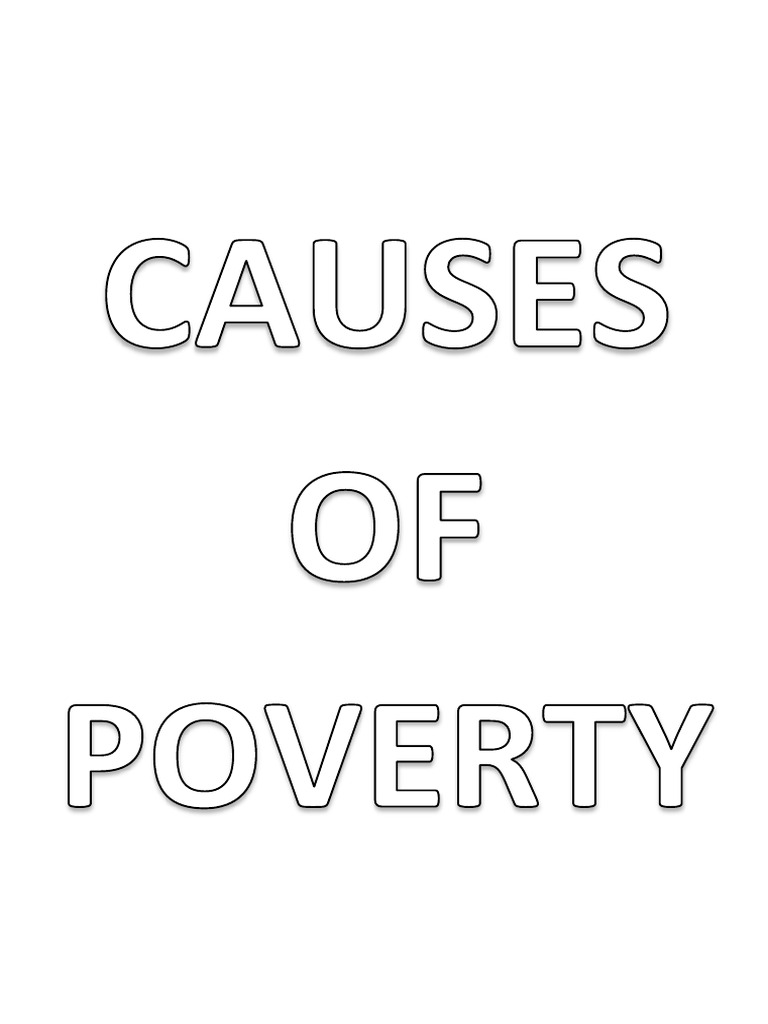 CAUSES of POVERTY | PDF