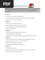 Summary of The Giver Chapter 12 | PDF