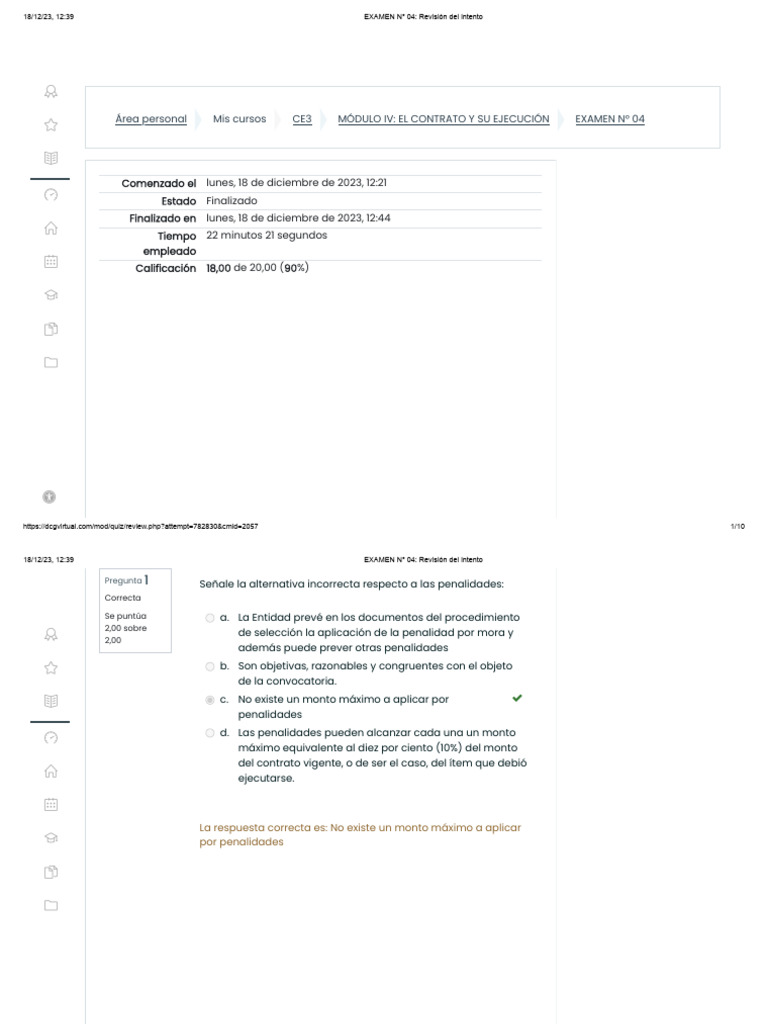 EXAMEN N° 04_ Revisión del intento | PDF