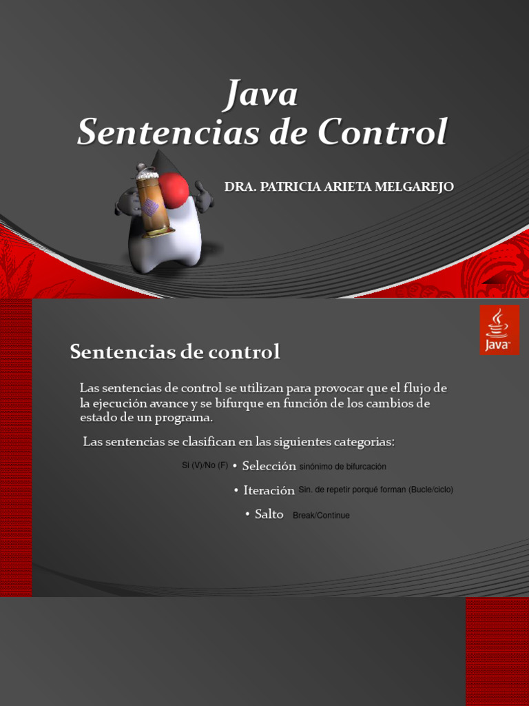 JAVA2 cfb6 | PDF | Java (lenguaje de programación) | Flujo de control