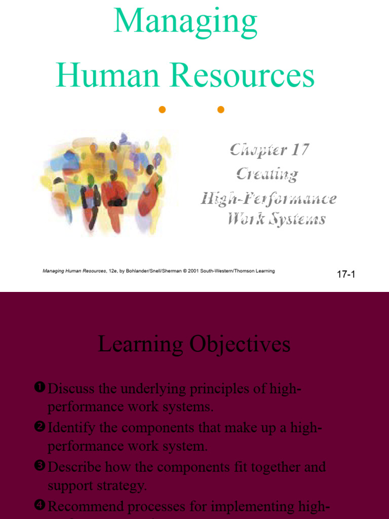 Components of High-Performance Work Systems | PDF | Human Resource ...