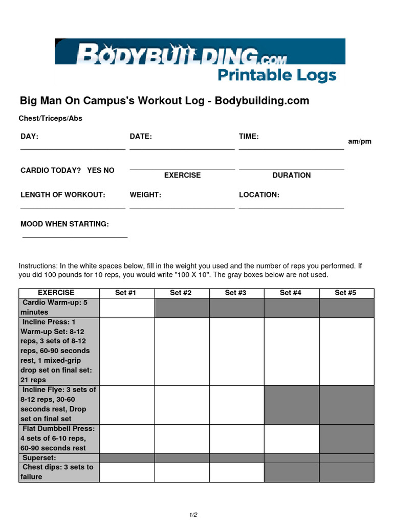 Printable Logs | PDF | Teaching Methods & Materials | Wellness