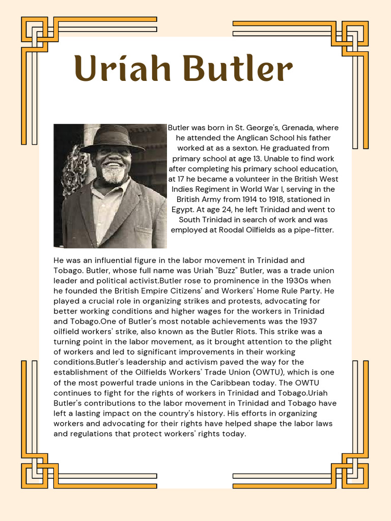 Uriah Butler | PDF