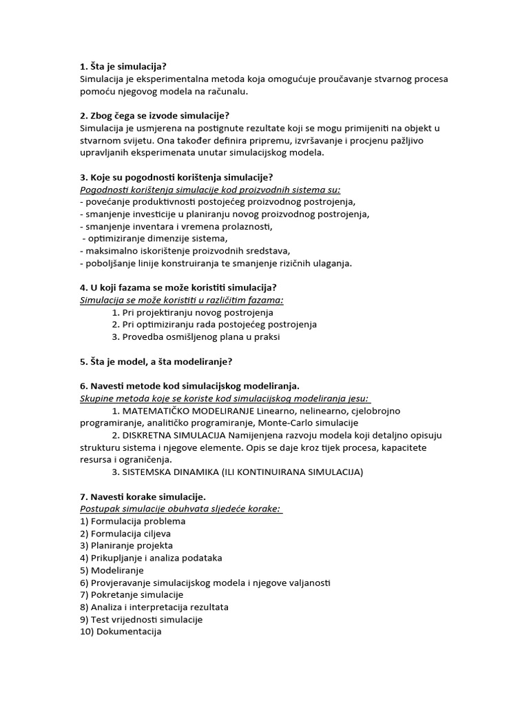 Automatika Odgovori | PDF