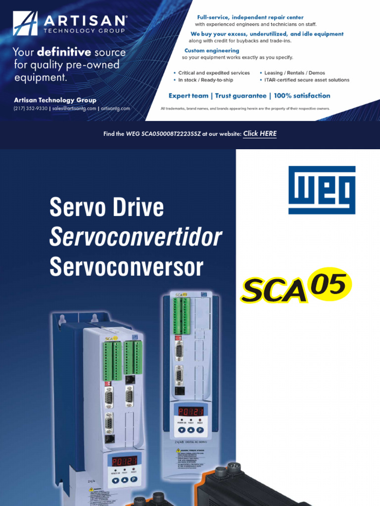 WEG SCA050008T2223SSZ Manual 201722711133 | PDF | Parameter (Computer Programming) | Power Supply