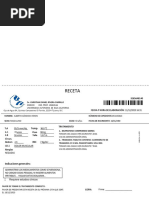 Formato de Receta Médica Editable | PDF