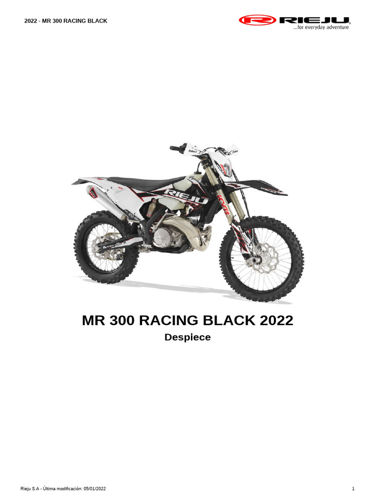 2022 MR 300 Racing Black | PDF | Technology & Engineering