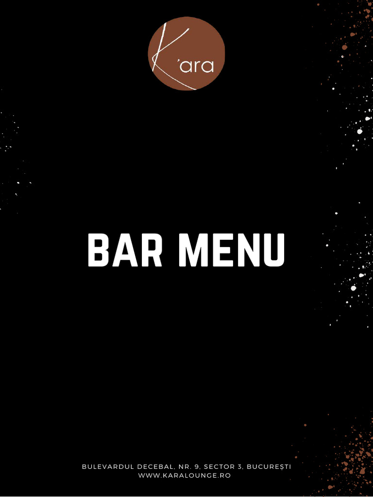 Meniu Kara - Bauturi-1 | PDF