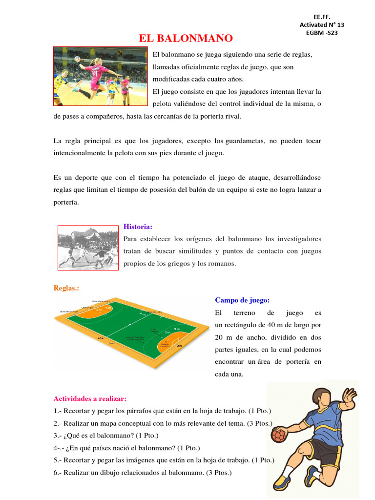 13 El Balonmano | PDF