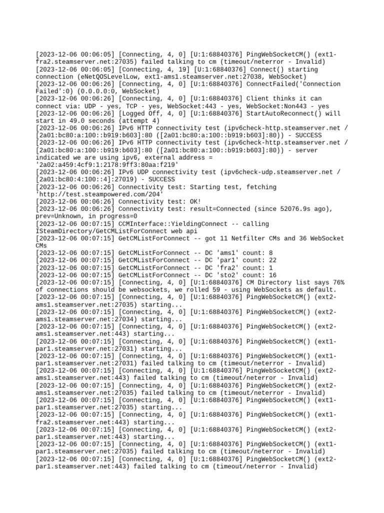 Connection Log | PDF | Data Transmission | Hypertext