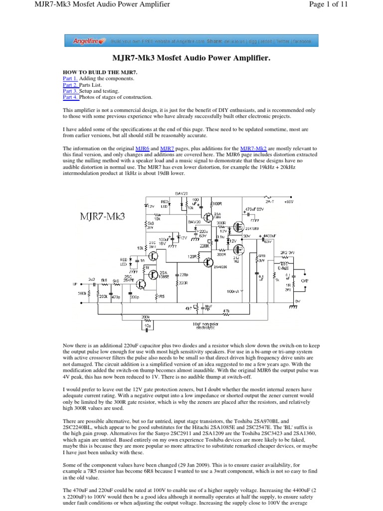 Ab3 Mjramp Amp7-3 | PDF | Amplifier | Distortion