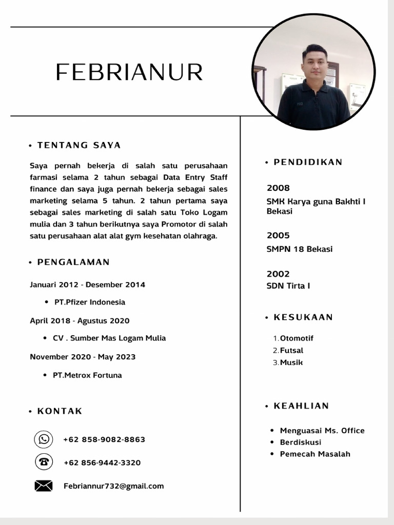 CV Febrianur Merged | PDF