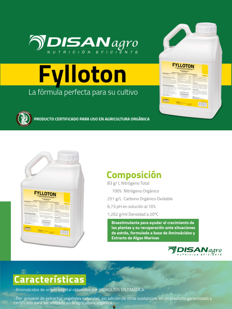 Brochure Fylloton 0520 Compressed | PDF | Agricultura | Agricultura ...