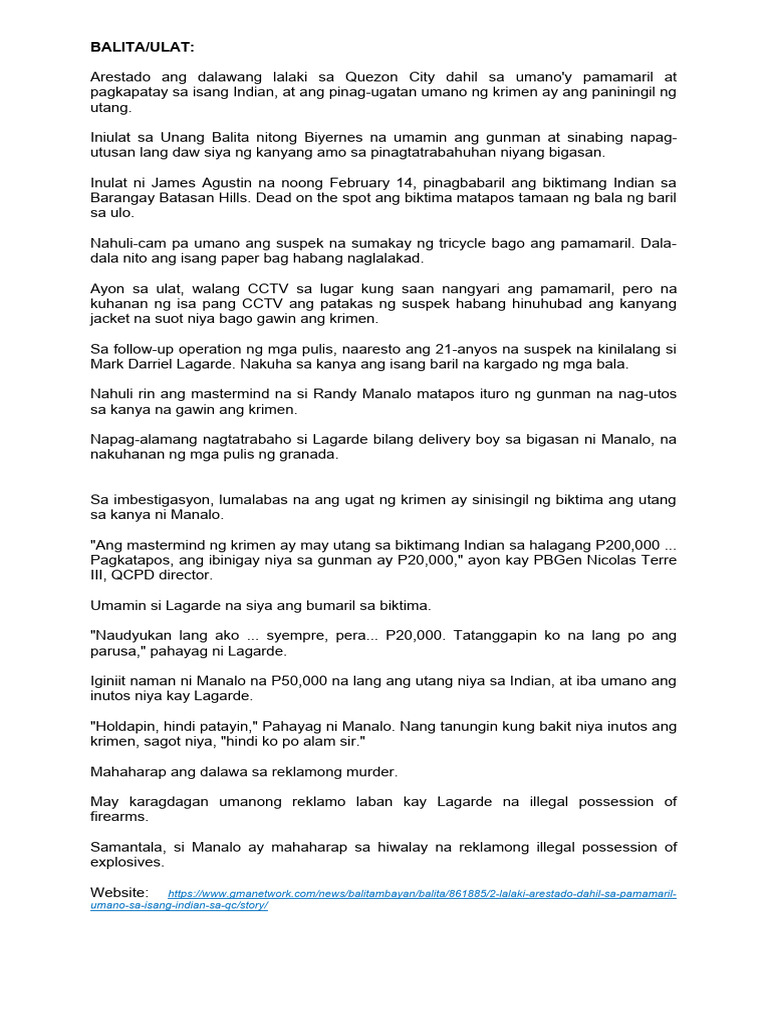 Reflection ESP 10 | PDF