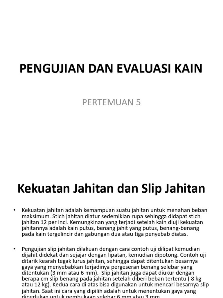 Pertemuan 5 | PDF