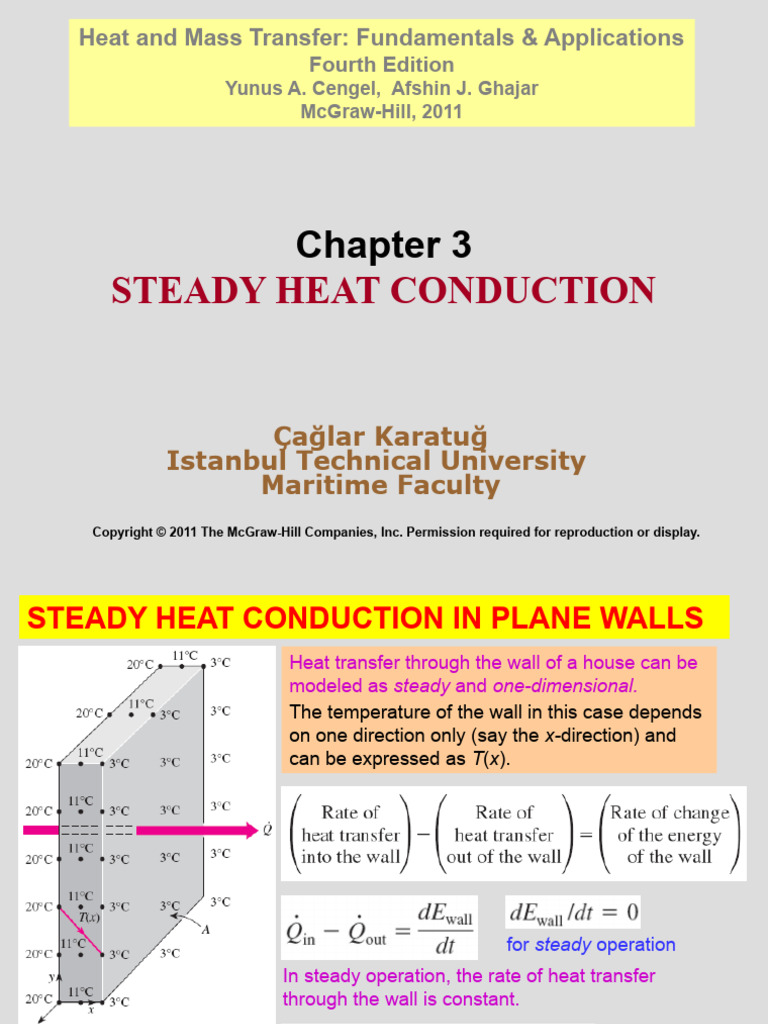 Chapter 3-Steady Heat Conduction | PDF | Thermal Conduction | Thermal ...