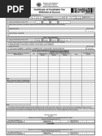 BIR Form 2307 Updated AUG 2023 | PDF | Payments | Taxes