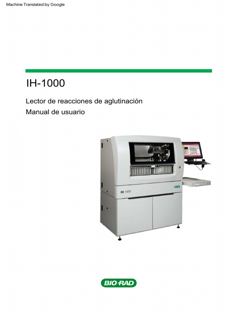 IH-1000 Manual Traducido | PDF | Software | Usuario (informática)