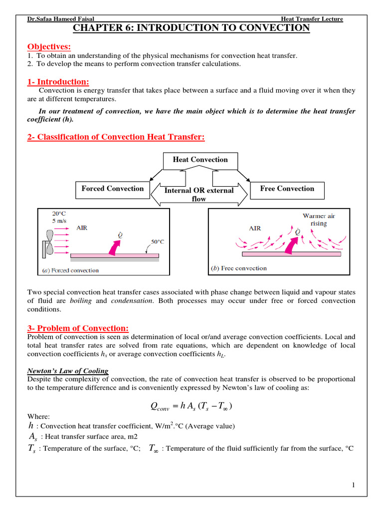 6-CH- 6 INTRODUCTION TO CONVECTION | PDF | Fluid Mechanics | Fluid Dynamics