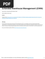 Sap Ewm Configuration Guide | PDF | Warehouse | Systems Engineering