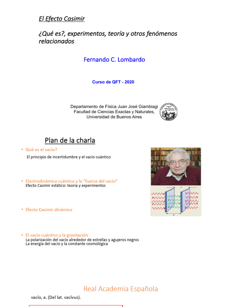 Libro de Efecto Casimir 2 | PDF | Vacío | Mecánica cuántica