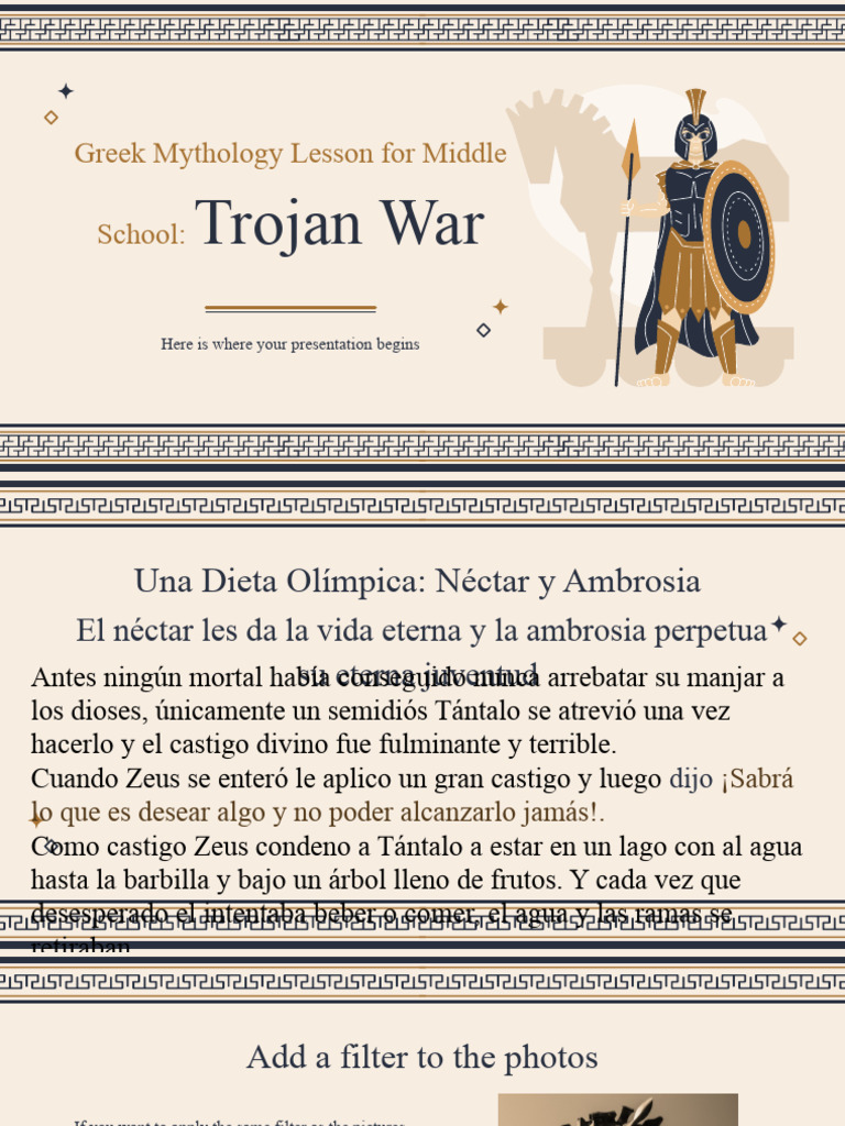 Greek Mythology Lesson For Middle School - Trojan War by Slidesgo ...