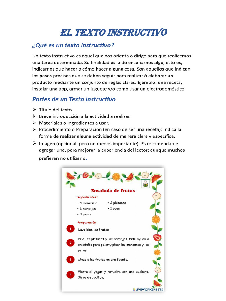 20 Giuliana Otrera El Texto Instructivo | PDF