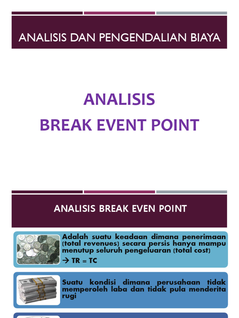 Analisis Break Even Point (BEP) dan Manfaatnya | PDF | Pengelolaan ...