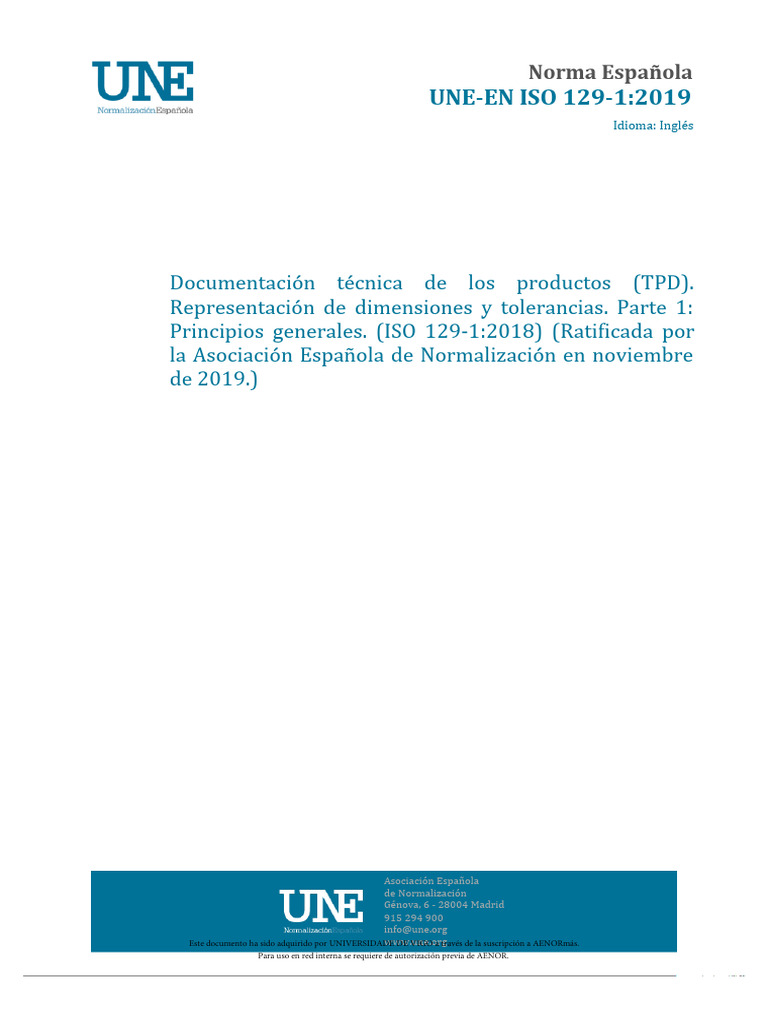 une-en-iso-129-12019-en-acotacion_compress | PDF | Organización ...