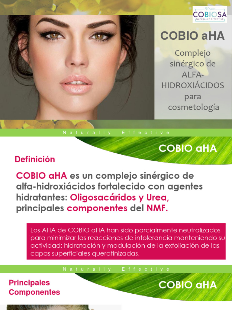 COBIO aHA e Rev02 | PDF | Piel | Ácido