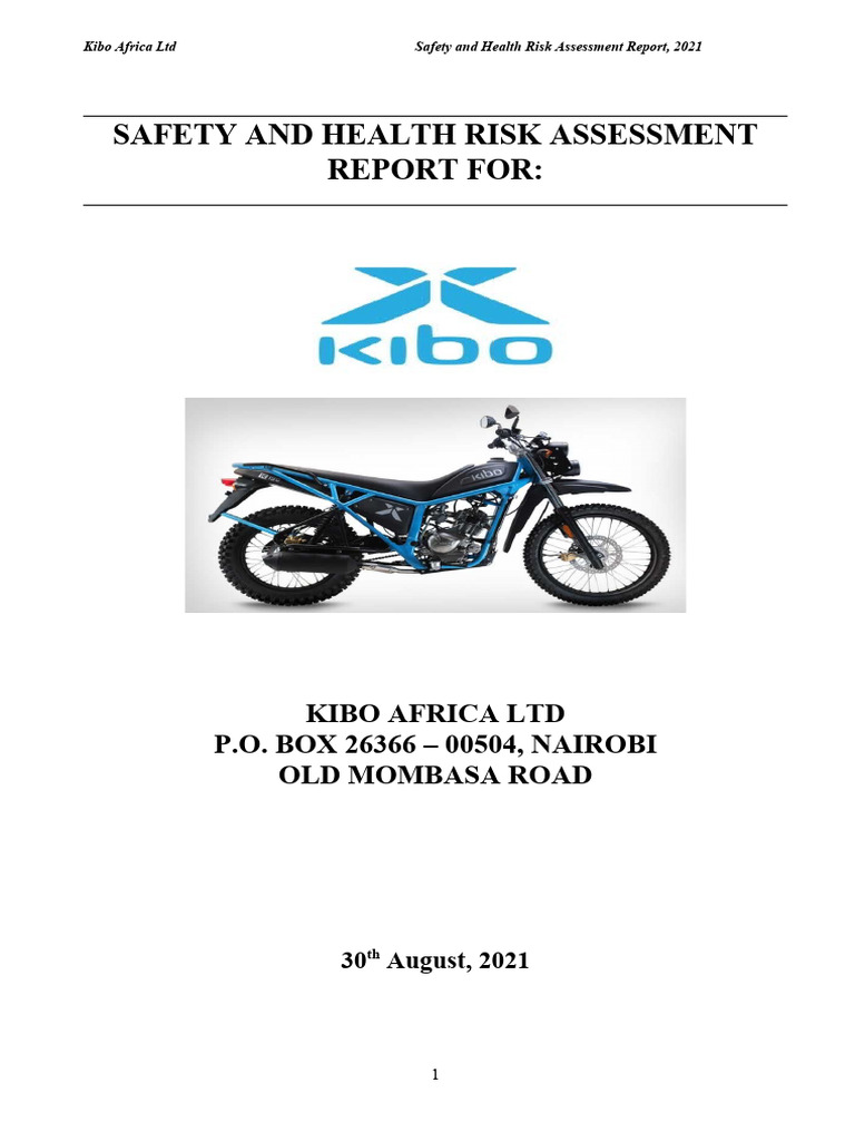 Sample - Risk Assessment Report | PDF | Occupational Safety And Health ...