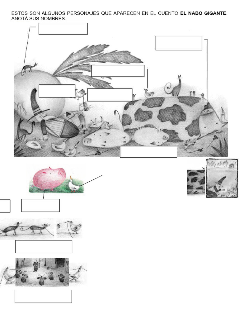 PERSONAJES El Nabo Gigante | PDF