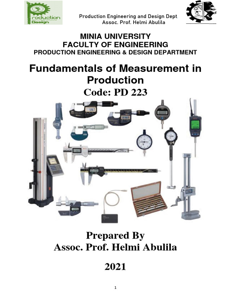 35249Chapter 1 Metrology | PDF | Accuracy And Precision | Measurement