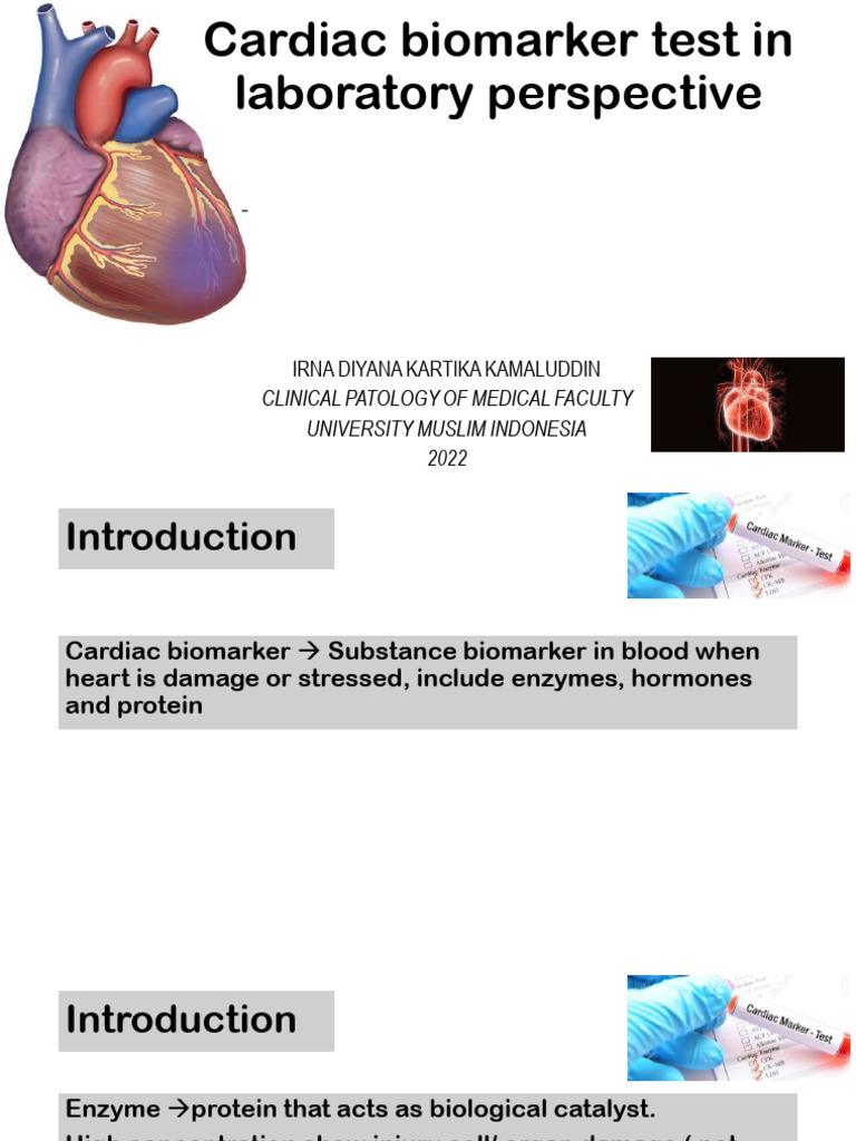 Cardiac Biomarker Test in Laboratory Perspective (Dr. Irna Diyana ...