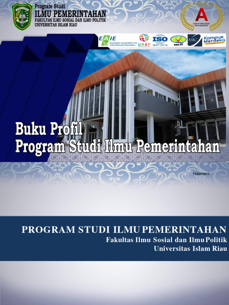 Profil Prodi Ilmu Pemerintahan Tahun 2023 | PDF