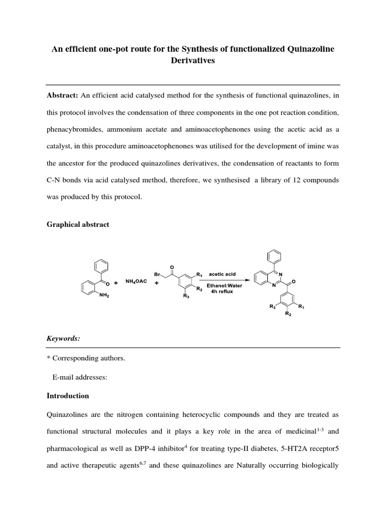 Manuscript Draft | PDF | Thin Layer Chromatography | Acetic Acid