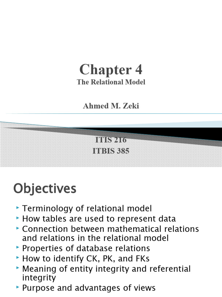 Chapter 4 Relational Pdf Relational Database Relational Model