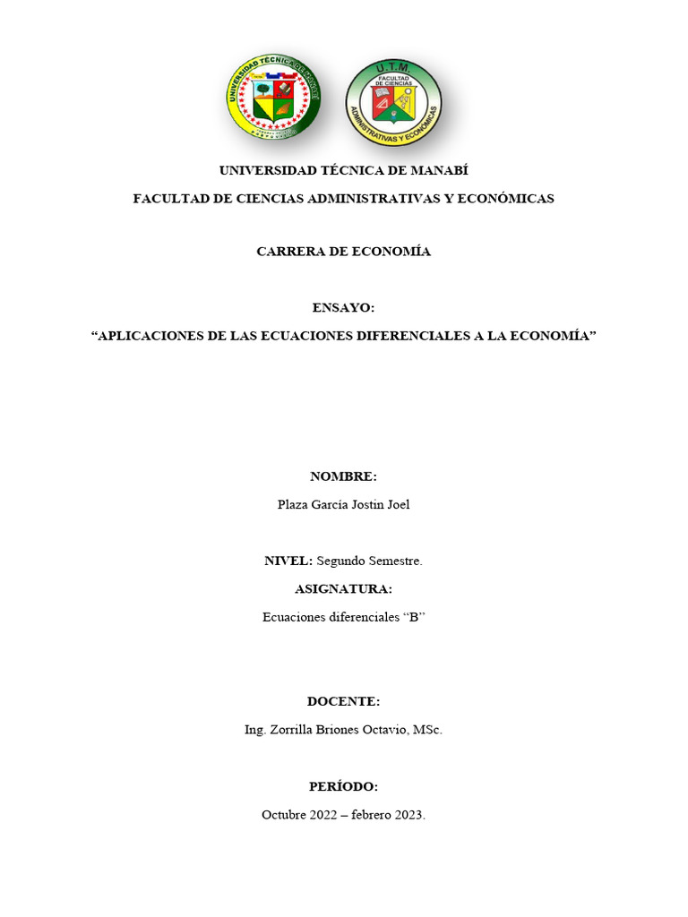 Ensayo Jostyn | PDF | Ecuaciones | Función logística