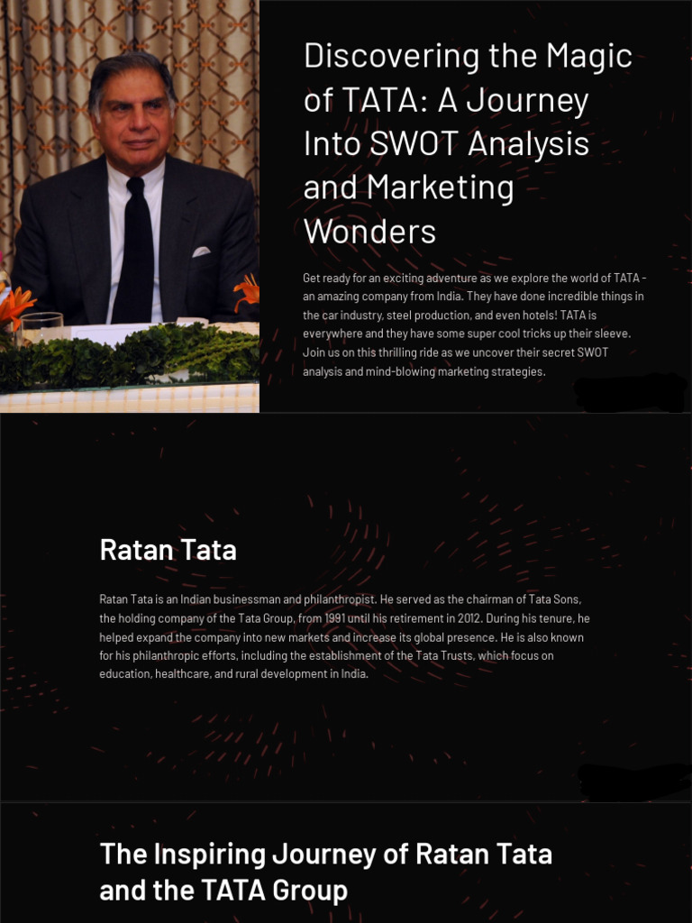 Swot Analysis On Tata | PDF