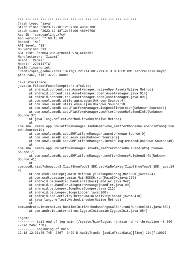 Catchlogs - 2023-12-18 at 12-37-06 - 7.60.1 - .Java | PDF | Zip (File ...