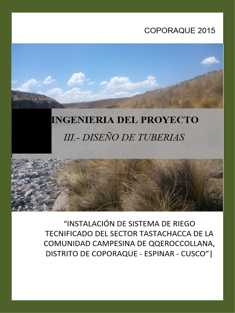 INGENIERIA DE TUBERIAS | PDF | Tubería (transporte de fluidos) | Canal