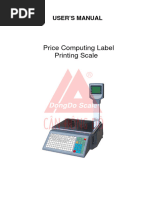 TM Weight Machine Barcode Label Printer User Manual | PDF | Barcode ...
