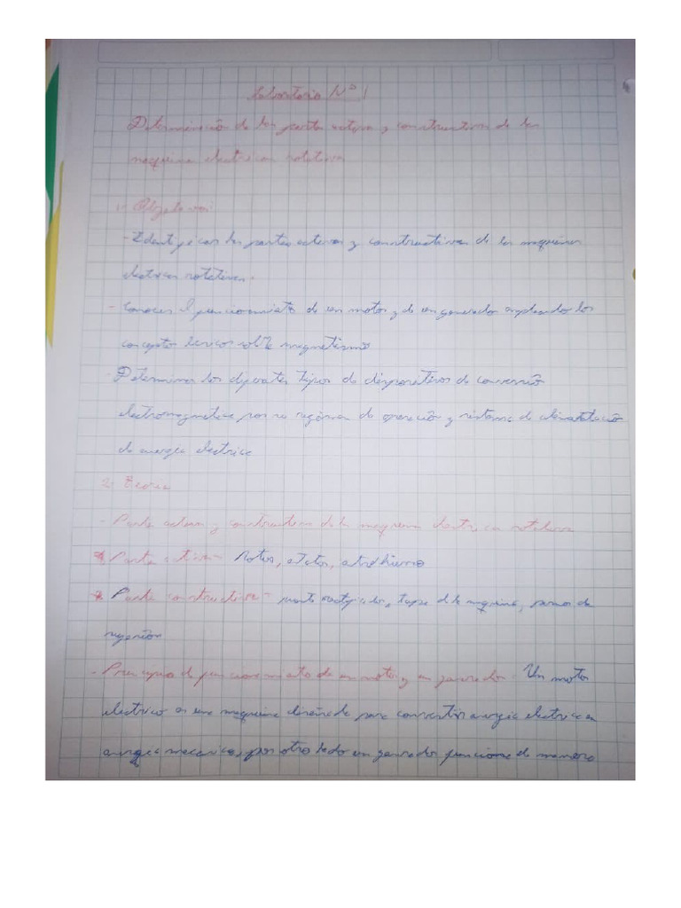 Informe de Laboratorio 1 Maquinas Electricas 2 Edgar Bueno | PDF