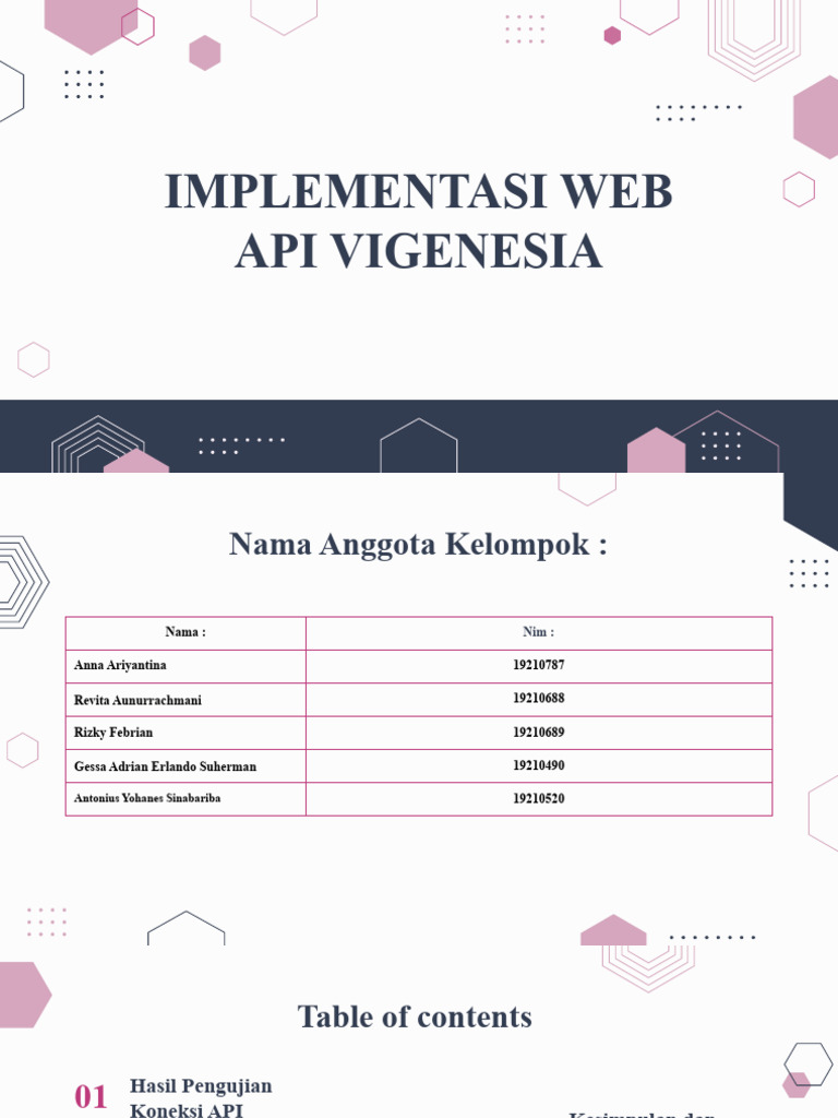 Implementasi Web Api Vigenesia | PDF | Bisnis | Komputer