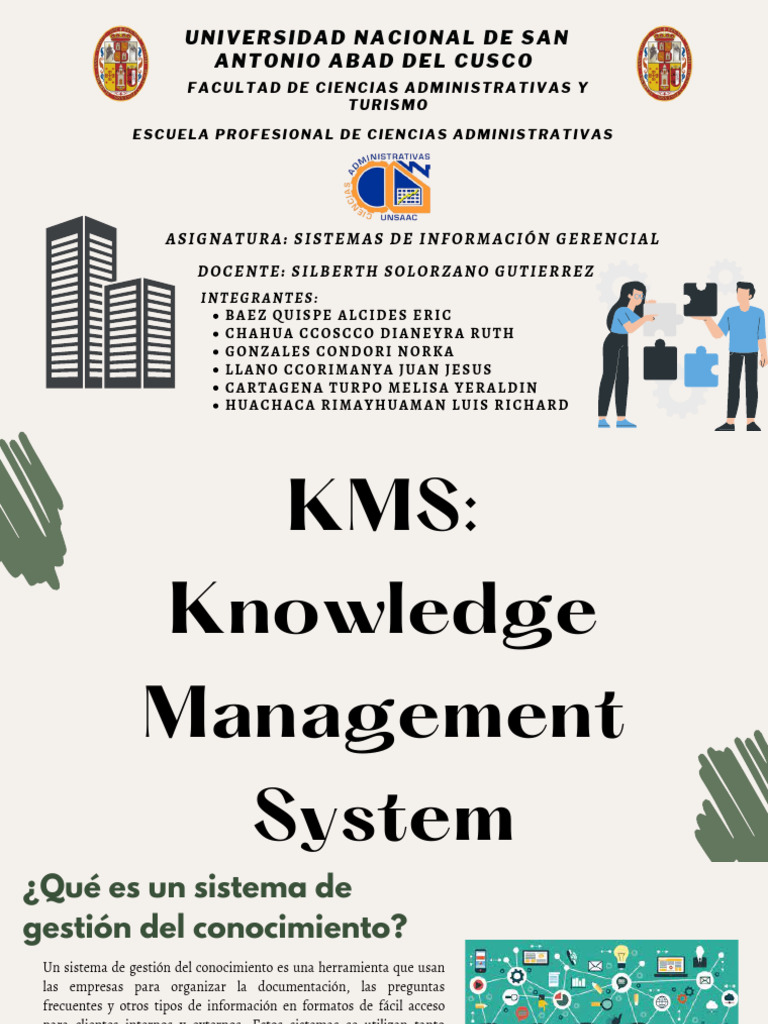 KMS (knowledge management system) | PDF | Conocimiento administrativo ...